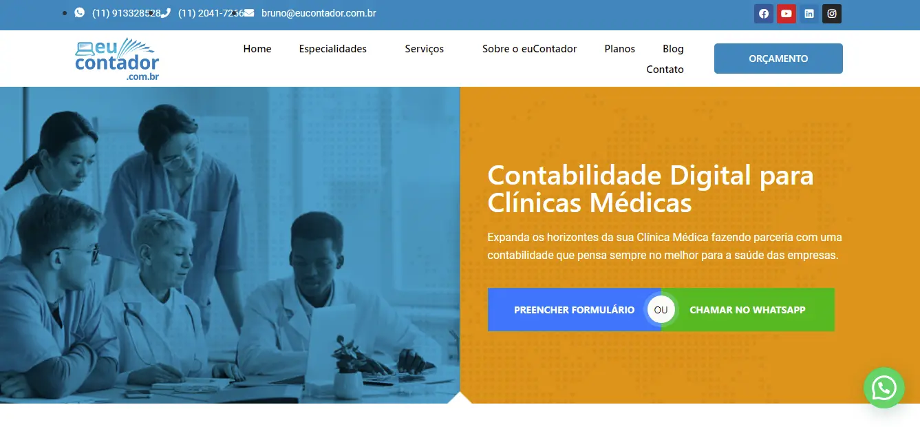Contabilidade Digital para Clínicas Médicas | Eu Contador